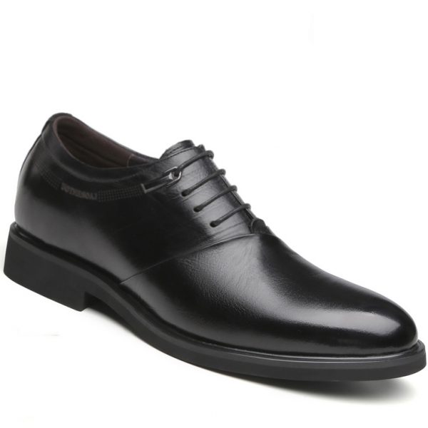 Black Crocodile Leather Elevator Dress Shoes – Shoes That Make You Taller