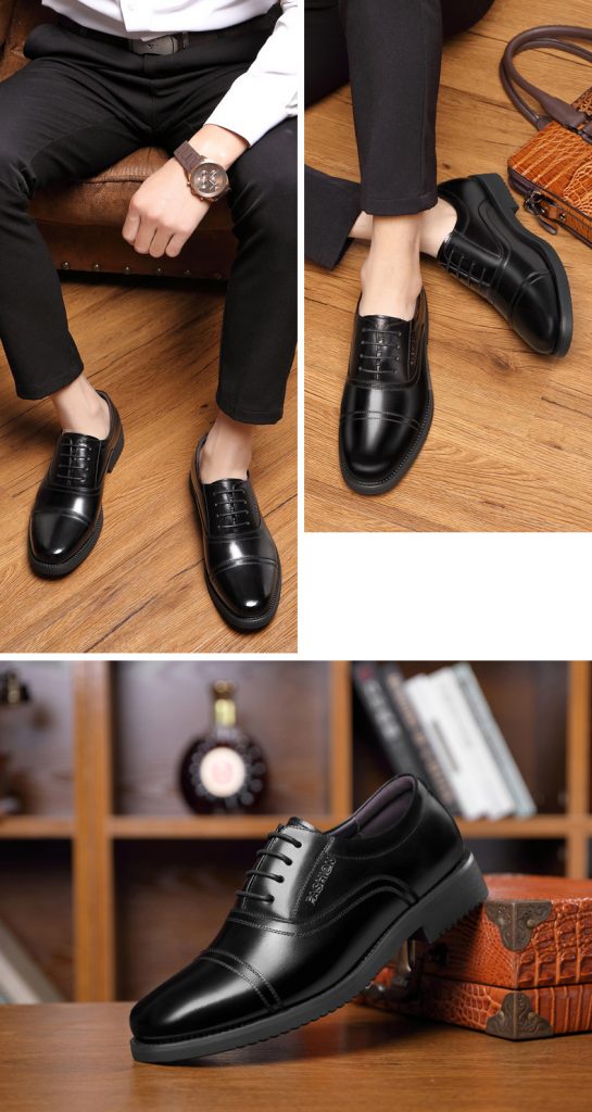 Cap Toe Oxford Dress Elevator Shoes – Shoes That Make You Taller