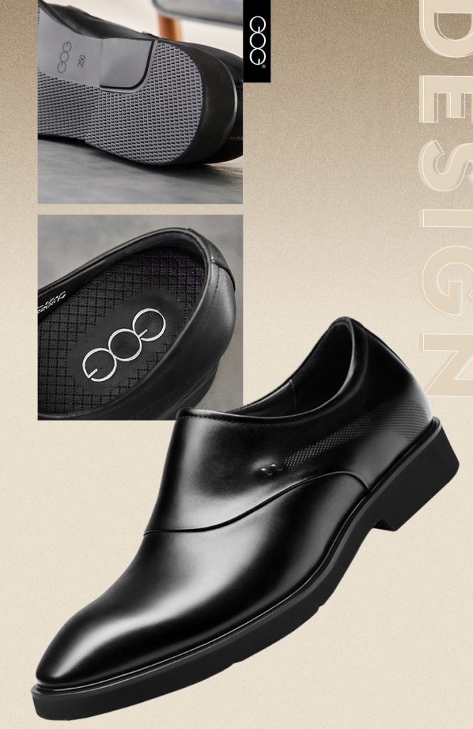 Slip Slip Dress Elevator Shoes With Side Zipper – Shoes That Make You ...