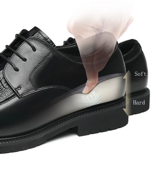 Black Crocodile Leather Elevator Dress Shoes – Shoes That Make You Taller