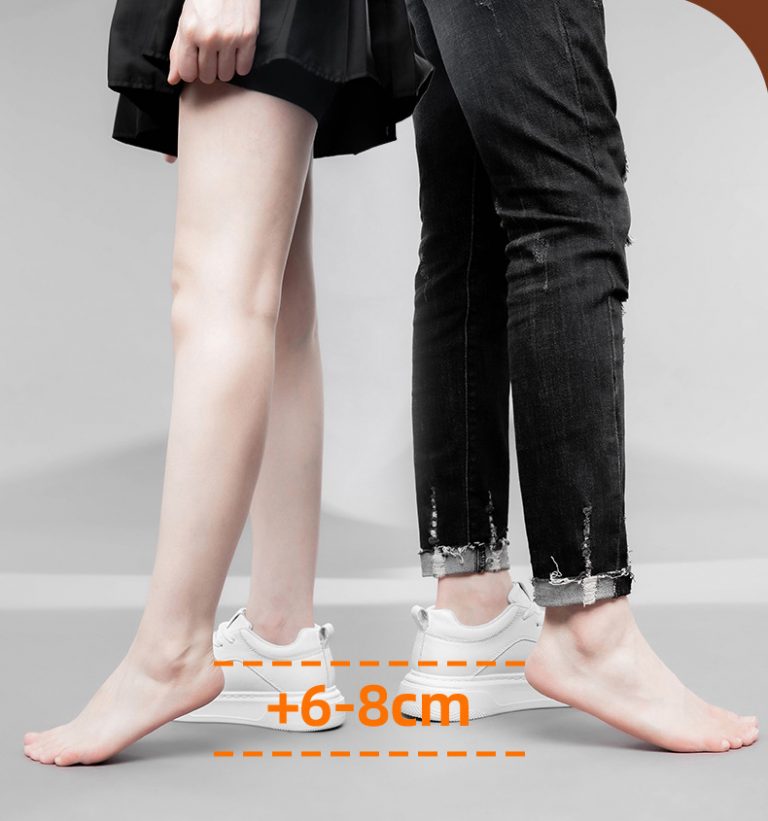 Thick Sole Mens Sneakers Raised Shoes – Shoes That Make You Taller