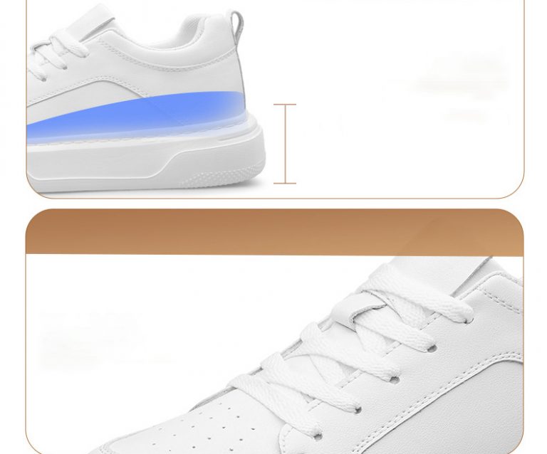 Thick Sole Mens Sneakers Raised Shoes – Shoes That Make You Taller